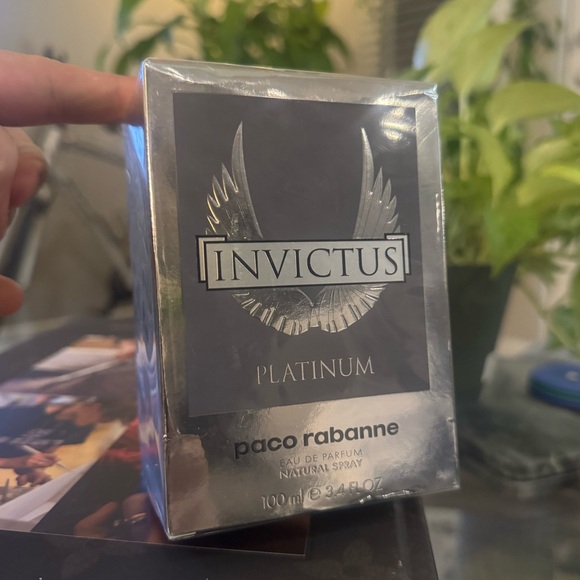 Paco Rabanne | Other | Invictus Platinum For Men Large Bottle | Poshmark